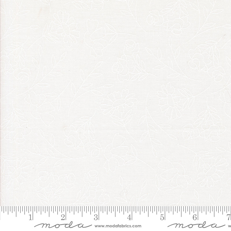 Abloom Cloud White Yardage for Moda -29211 31- PRICE PER 1/2 YARD – Simple Stitches Fabric Shop, LLC