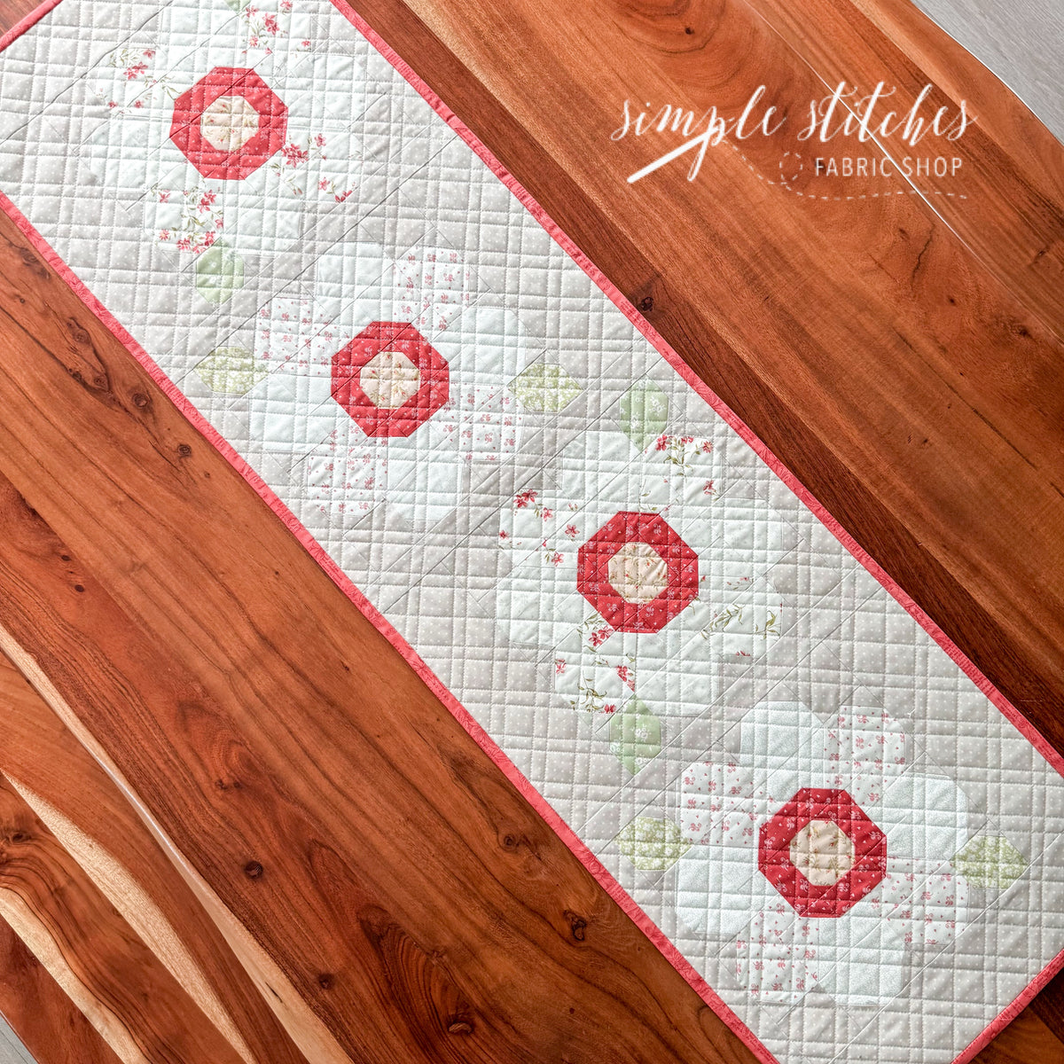 Bloomberg Table Runner Kit - Floral Backing – Simple Stitches Fabric Shop, LLC