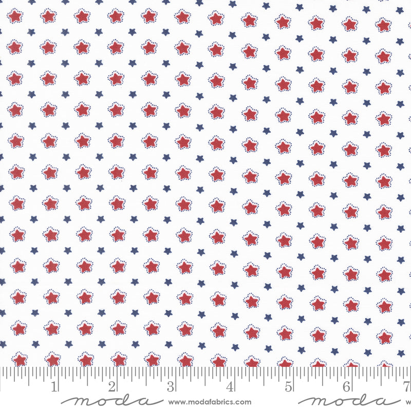 Star Spangled Patriotic Yardage for Moda - 24174 11 - PRICE PER 1/2 YA ...