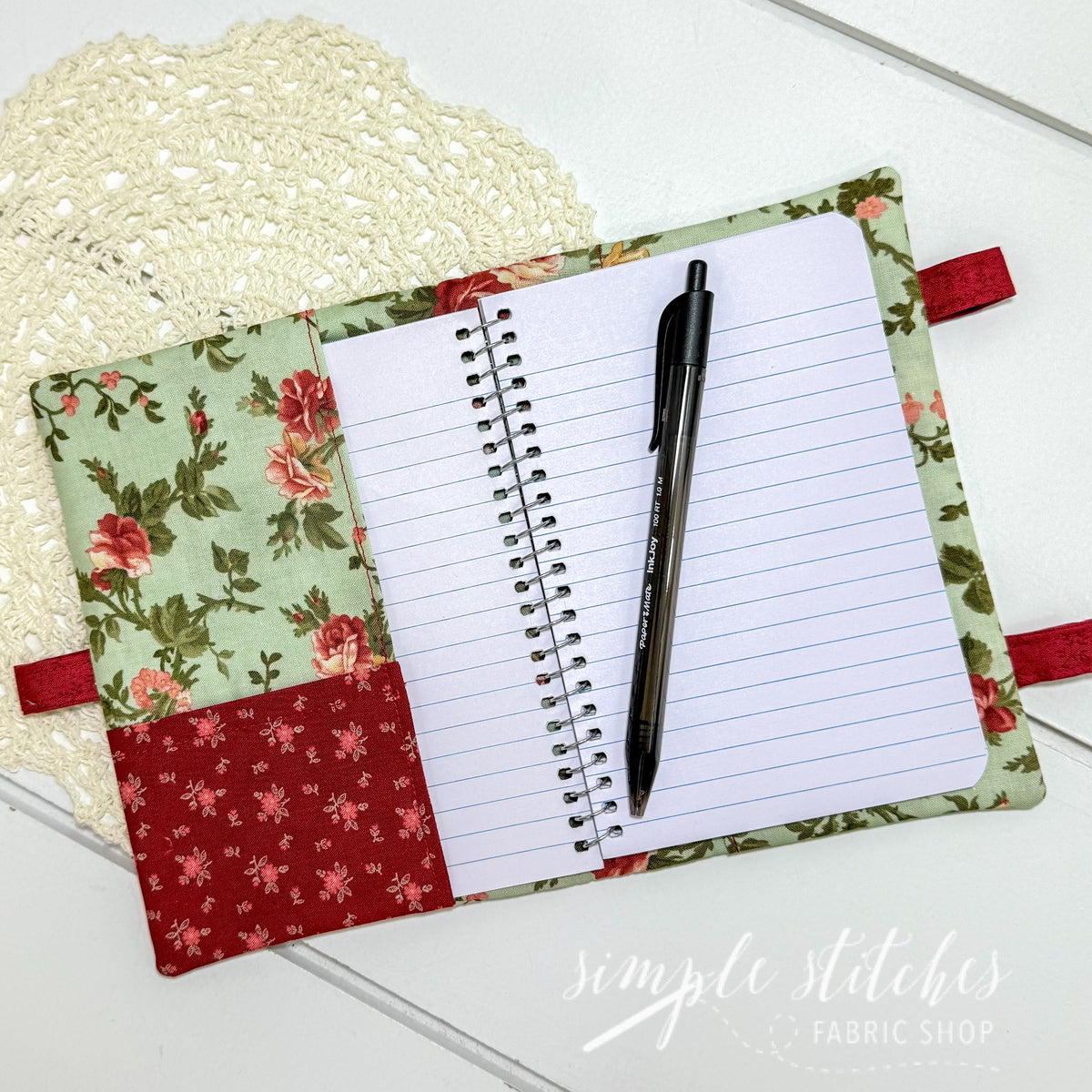 Ambiance Make Note Notebook - made by Janette – Simple Stitches Fabric ...