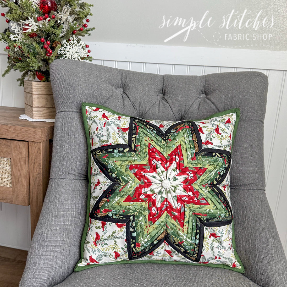 Folded Star Pillow Kit – Simple Stitches Fabric Shop, LLC