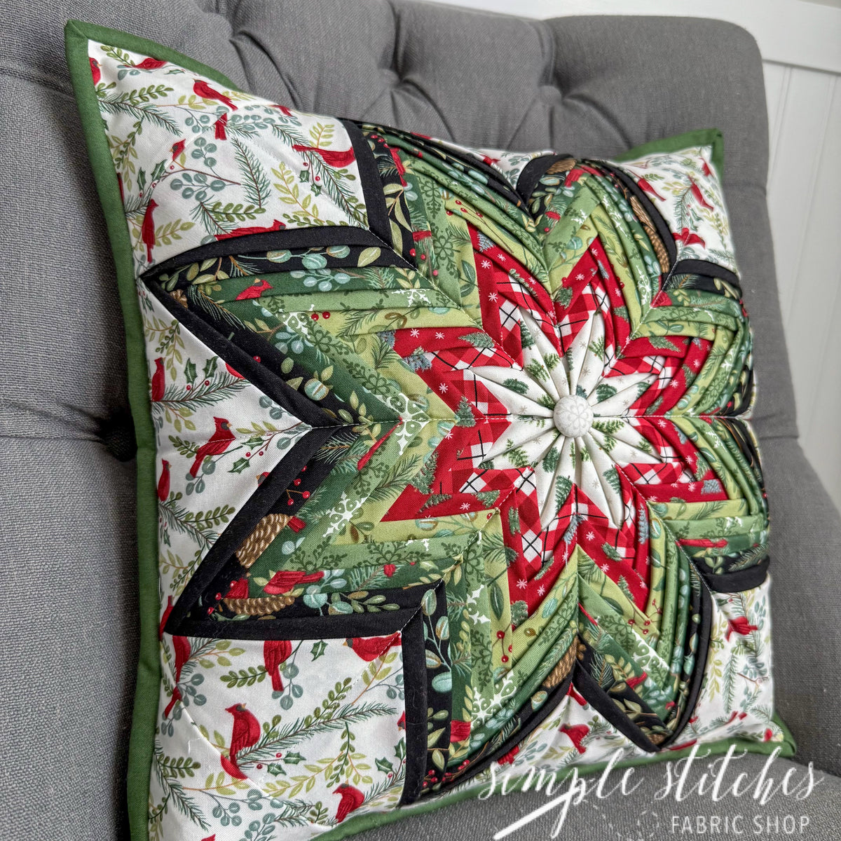 Folded Star Pillow Kit – Simple Stitches Fabric Shop, LLC