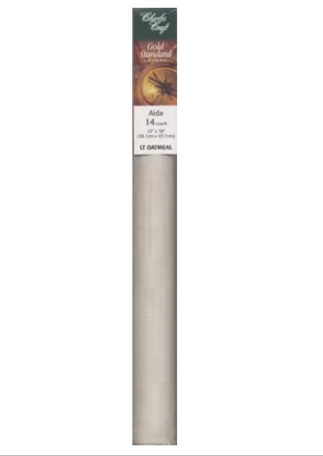Fiddler Lite Oatmeal 14ct Aida Cloth 15" x 18" Tube Pack – Simple ...