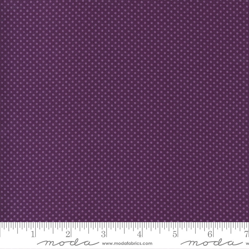 Violet Hill Pindot Dot Magenta by Holly Taylor for Moda - 6827 13 - PR ...
