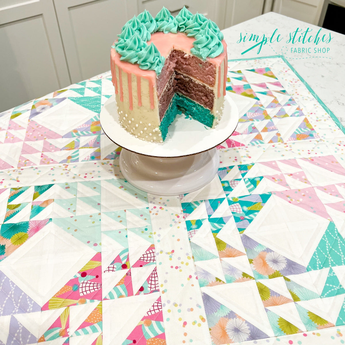 Sweet Sixteen Topper Quilt PDF Pattern – Simple Stitches Fabric Shop, LLC